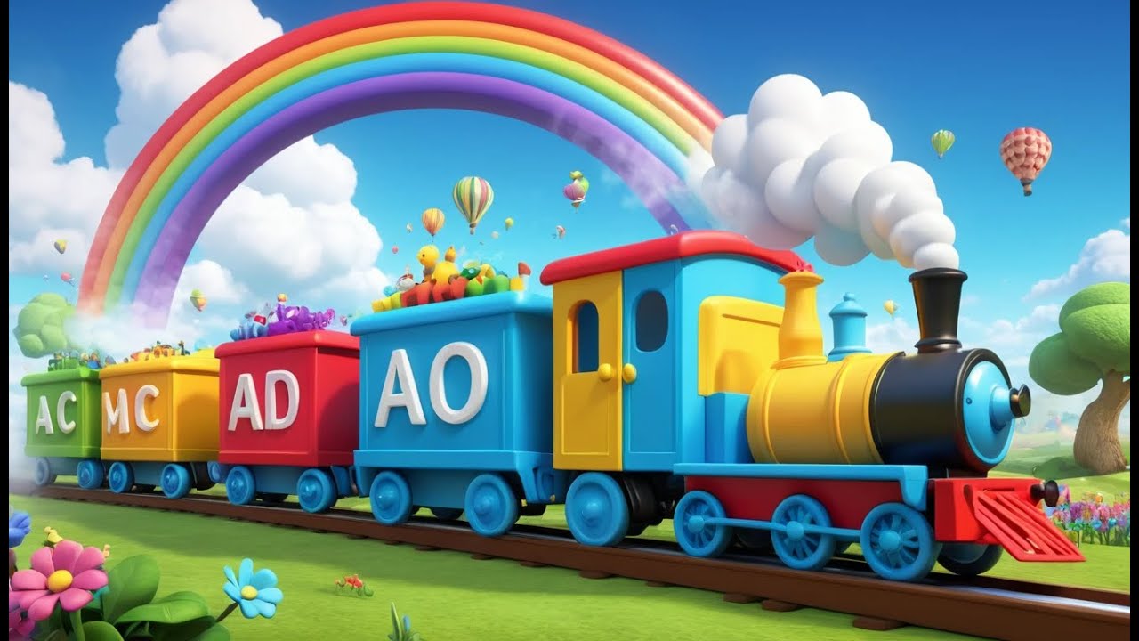Train Choo Choo Song – Journey to ABC City | Alphabet Learning Song for ...