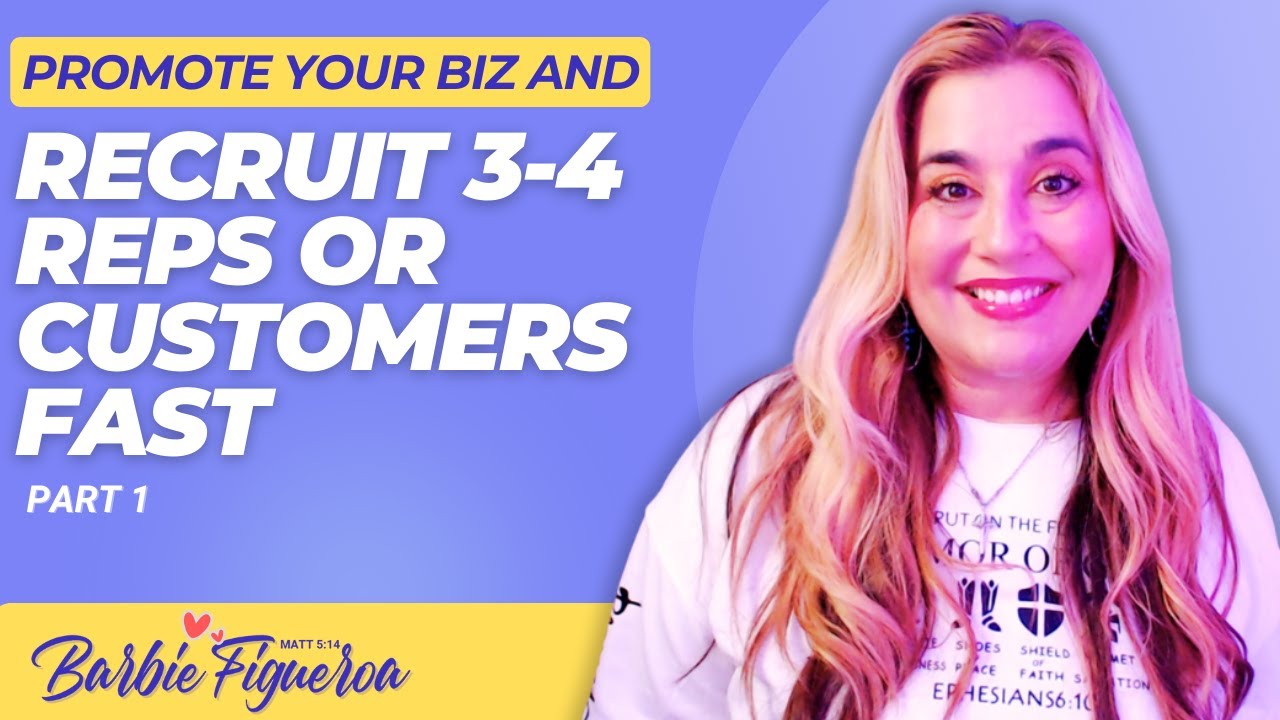 🔥 How To Promote your Online biz and recruit 3-4 Reps FAST w/o Using ...