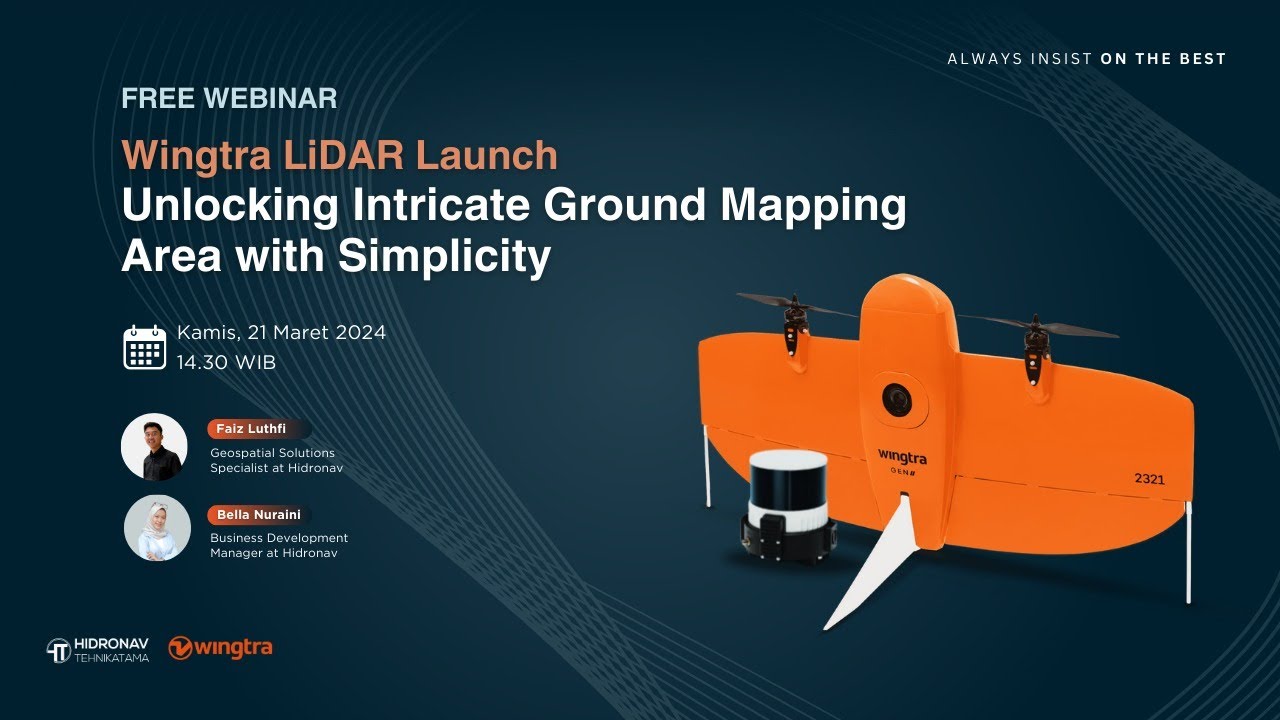 Webinar Wingtra Launch: Unlocking Capabilities of Wingtra Payload on ...