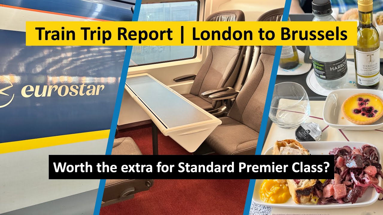 Review: Eurostar Standard Premier Class from London St. Pancras ...