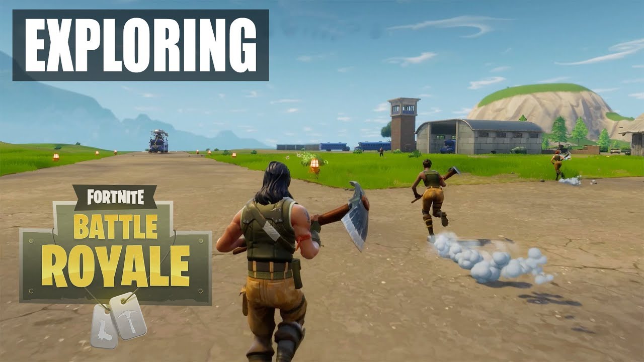 Fortnite Battle Royale - ONLINE SOLO GAMEPLAY - Exploring New areas ...