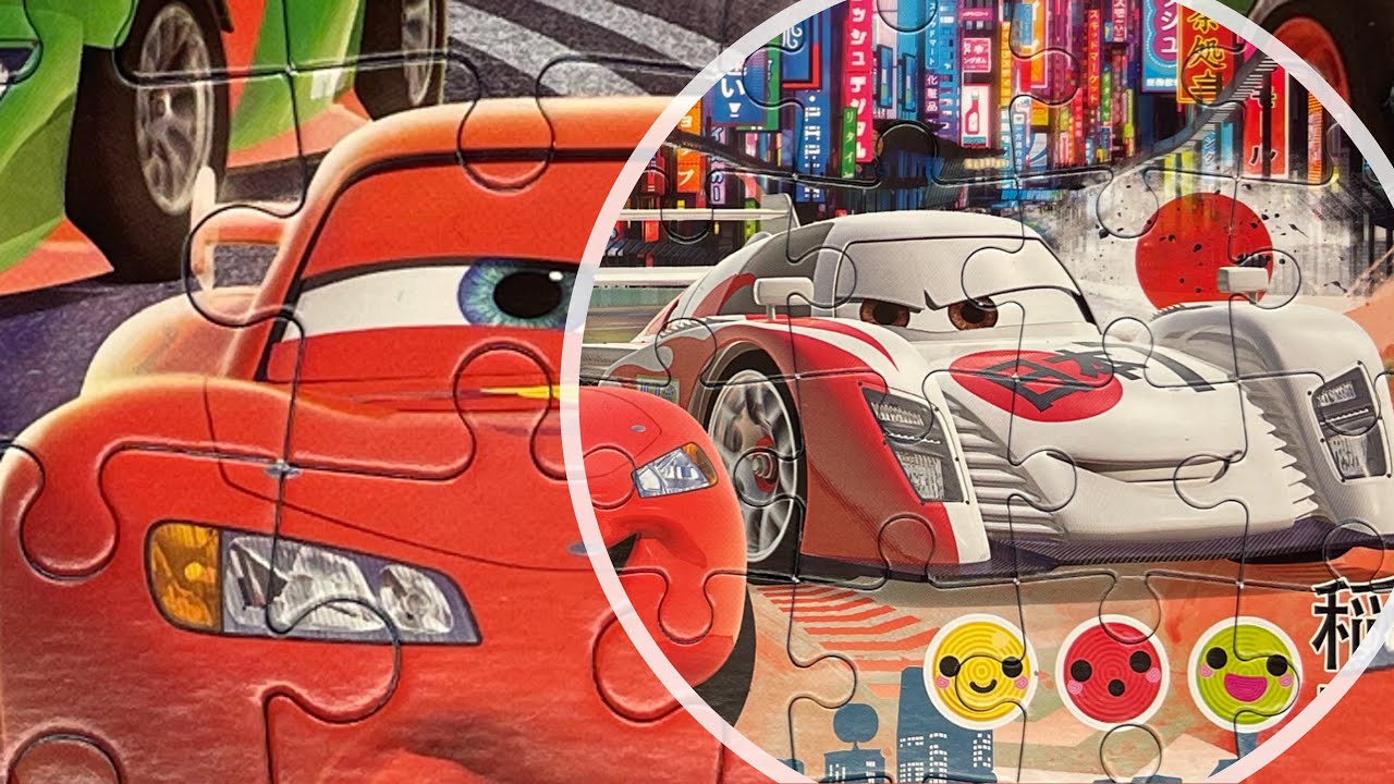 Cars in Japan, lightning McQueen races in Japan puzzle, Shu Todoroki, 車 ...