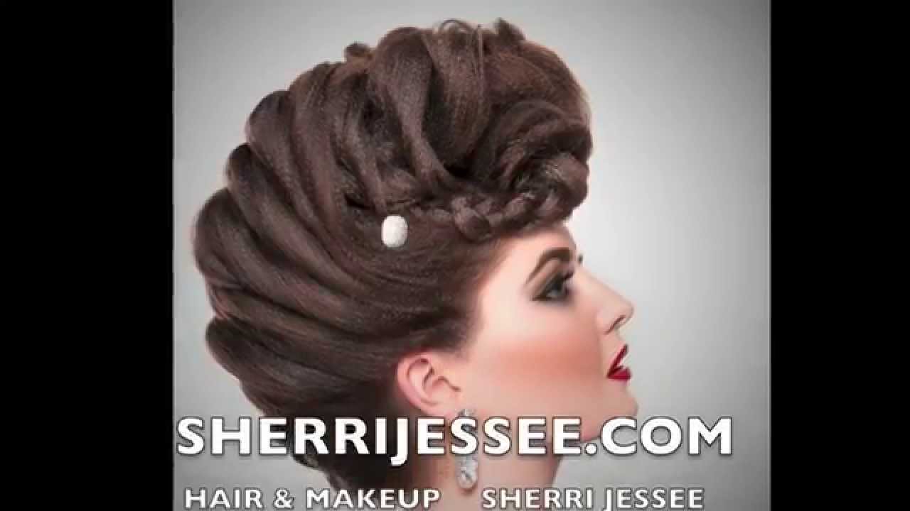 How-to: French Braided Faux Hawk Sherri's Steps to Style - YouTube