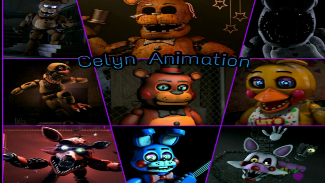 FNAF - FNAF 2 animatronics sings 2 songs |Rockabye and It's been so ...