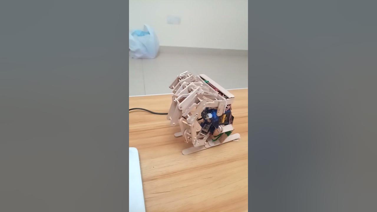 Robotic hand using esp32 interfacing with SG90 servo motor #servomotors ...