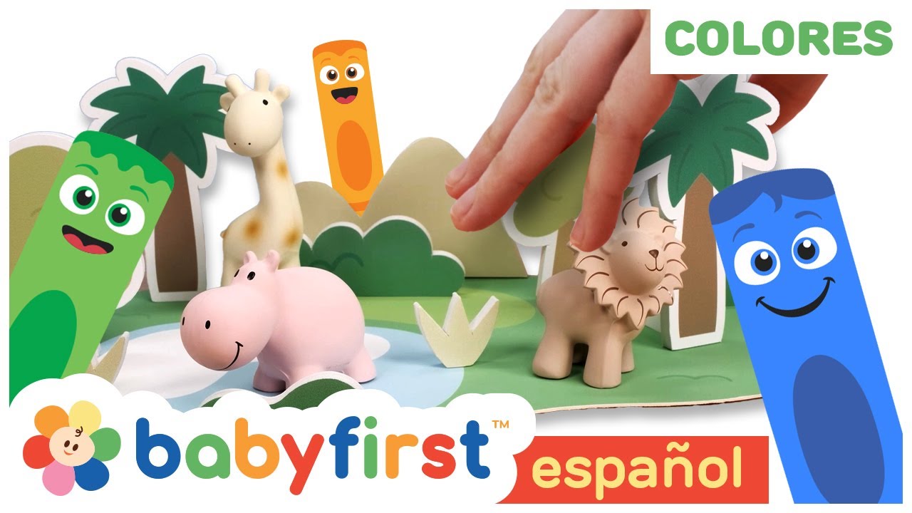 Colores en español para niños | Pandilla de Colores | animales salvajes ...