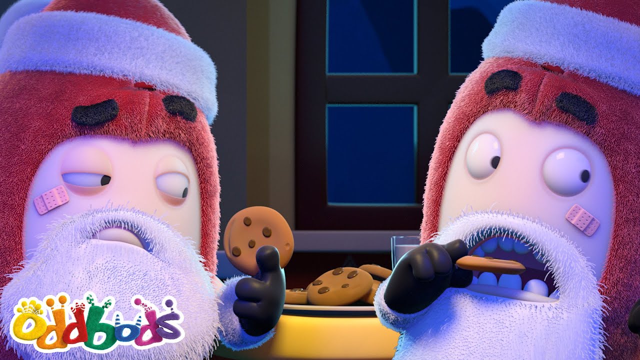 Santa Goes Bananas For Cookies! 🍪 | Oddbods Full Episodes | Funny Food ...