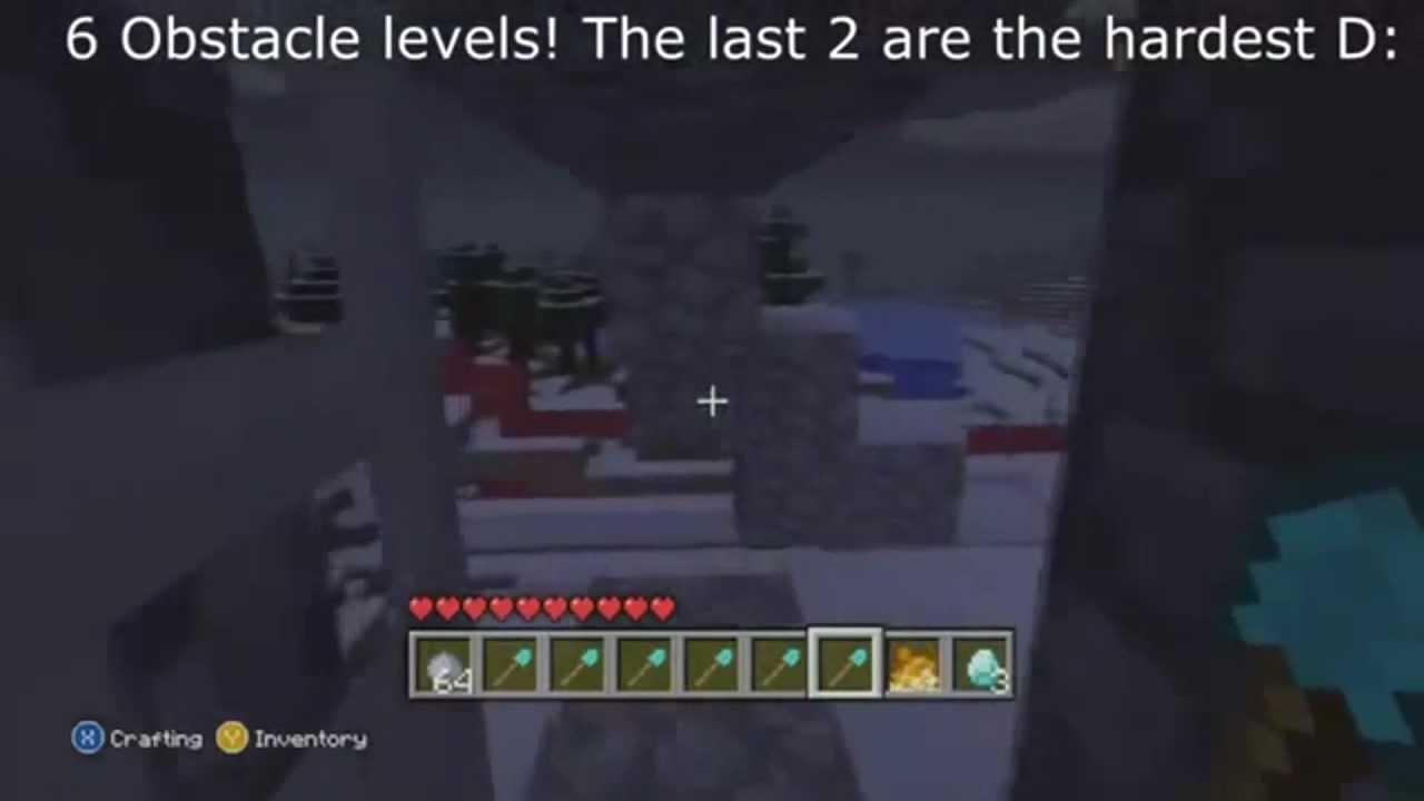 Minecraft Xbox 360: *NEW* Obstacle Map + Download! (CREATIVE MODE ...