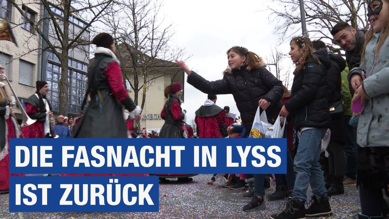 INFO: Die Fasnacht in Lyss ist zurück / TeleBielingue - YouTube