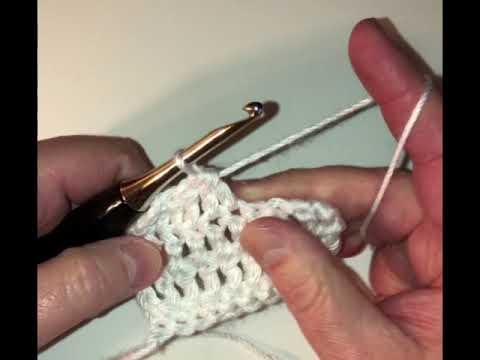 Left Hand: Double Crochet Two Together (DC2Tog) - YouTube