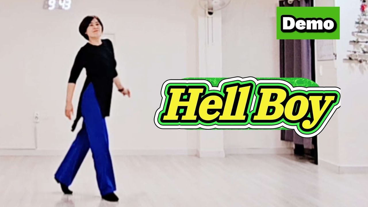 Hell Boy linedance#Improver/Intermediate#최윤선라인댄스#Yun-Seon Choi#강릉라인댄스 - YouTube