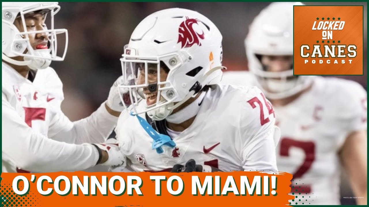 Ethan O'Connor Boosts Miami Hurricanes' Defensive Lineup - YouTube
