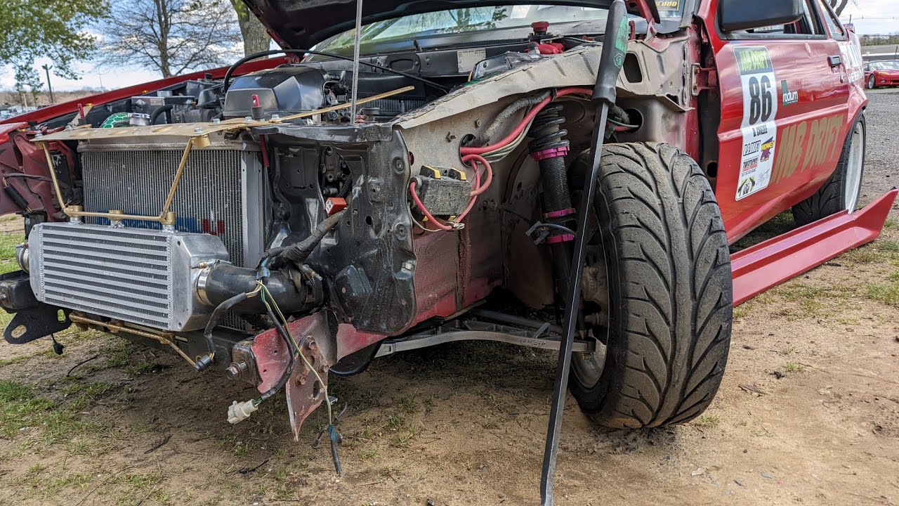 DRIFT WEEK 5 - I crashed my AE86 at the Adam LZ DRIFT PARTY. - YouTube