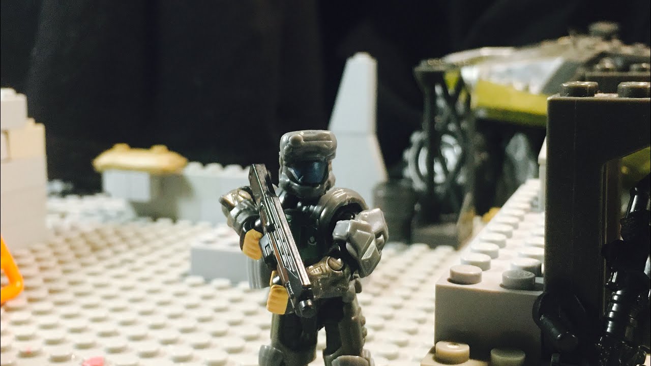 Covenant outpost ( halo mega stop motion) - YouTube