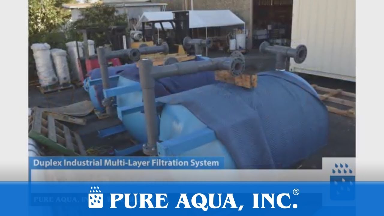 Duplex Industrial Multi Layer Filtration System USA 2x 160 GPM | www ...