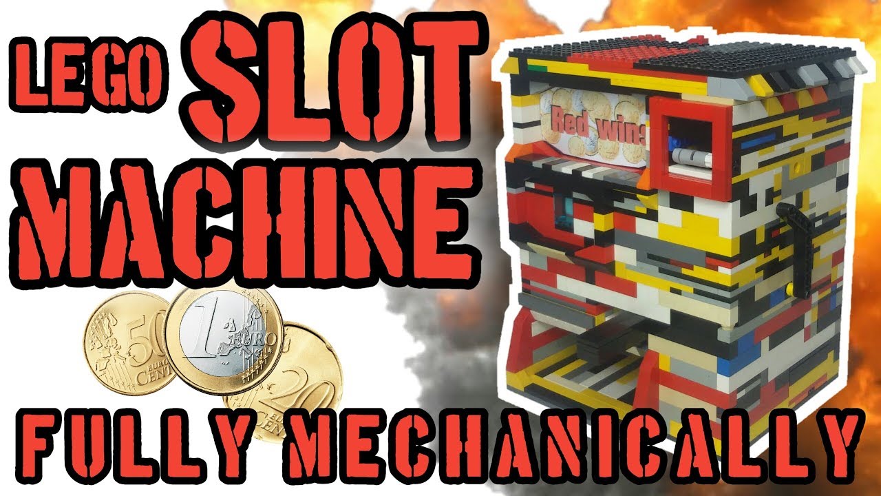 lego slot machine [fully mechanically] "Red wins" - YouTube