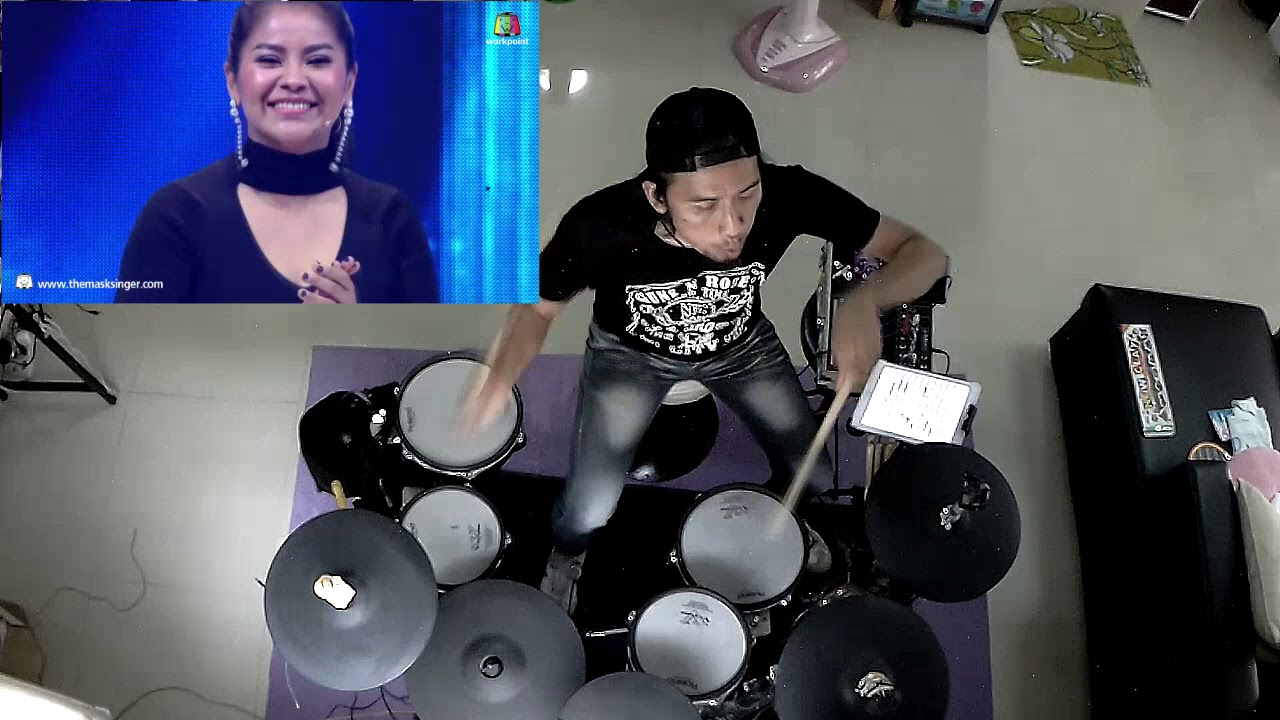 หมดห่วง หน้ากากหอยนางรม THE MASK SINGER 2 Electric Drum cover by Neung - YouTube Music