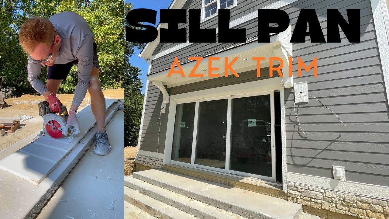 Pocket Door Sill Pan Trim Install - YouTube