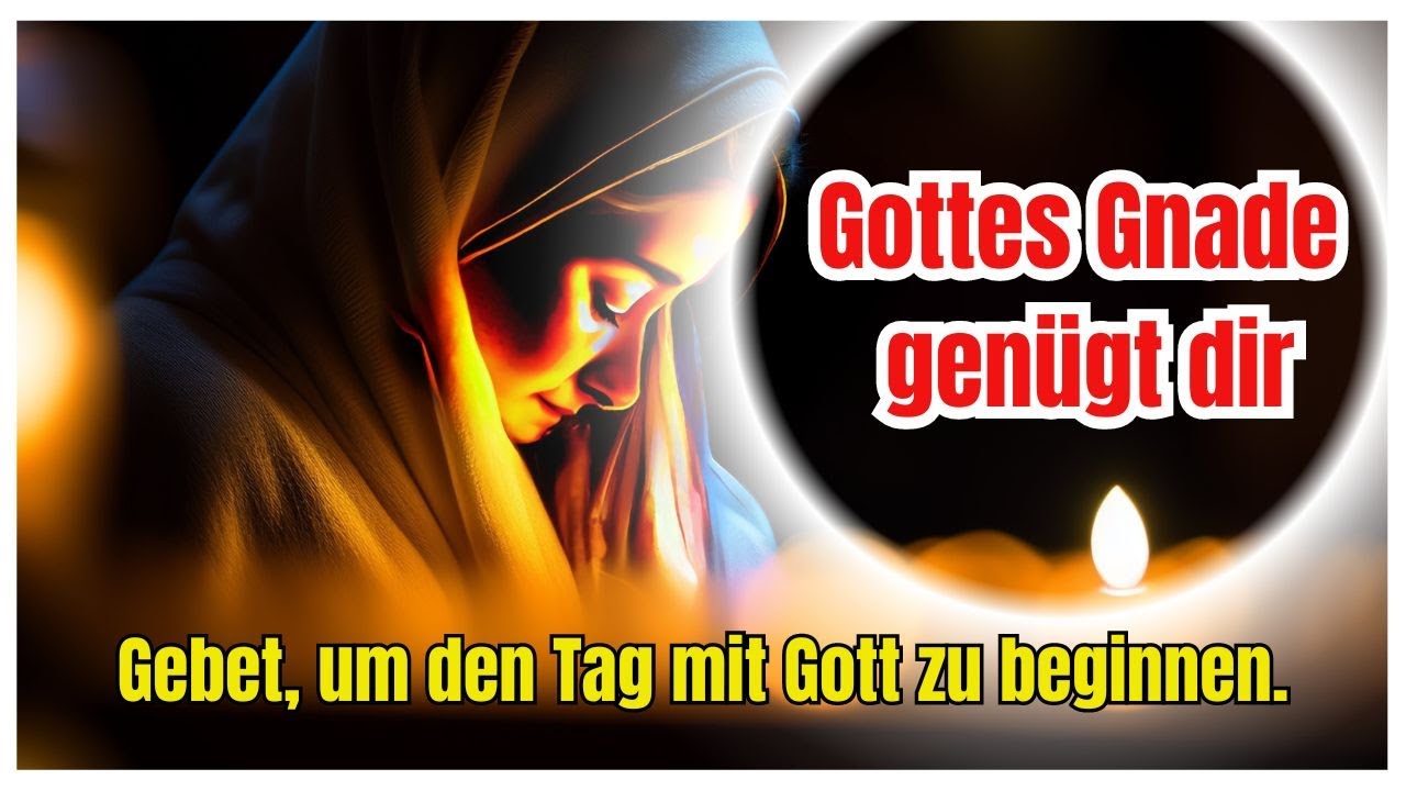 Gebetsmoment | Gottes Gnade ist genug für dich | Morgengebet, um den ...