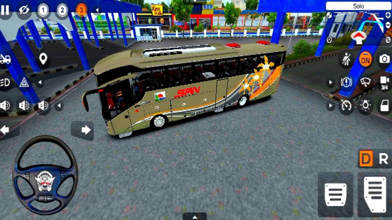 Sr3_scania bus mod in bus simulator indonesia - YouTube