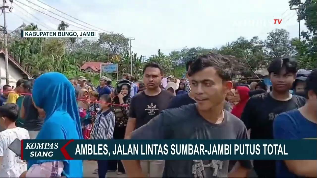 Jalan Lintas Sumbar Jambi Lumpuh Total - YouTube
