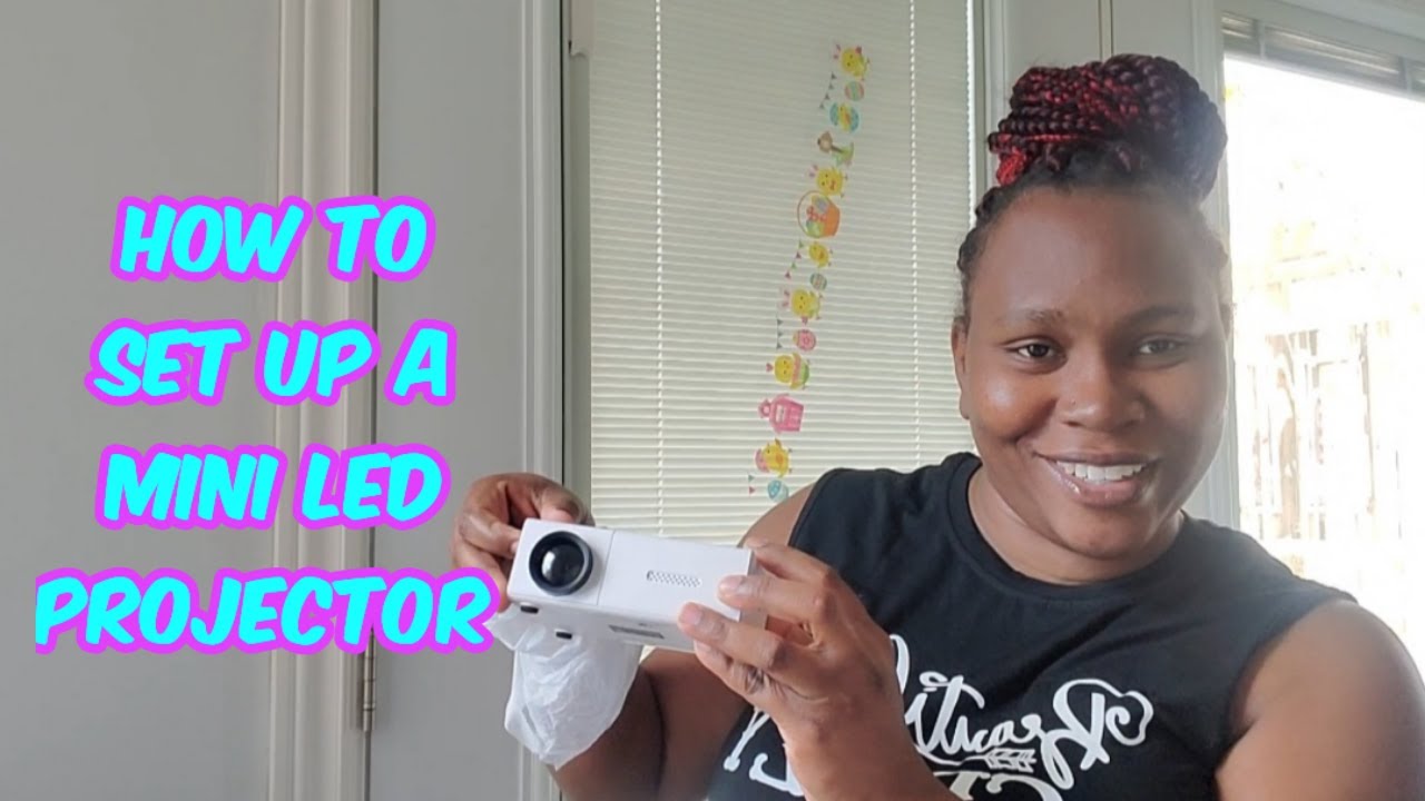 HOW TO SET UP A NINTENDO SWITCH🎮 WITH A MINI LED PROJECTOR FROM TEMU ...