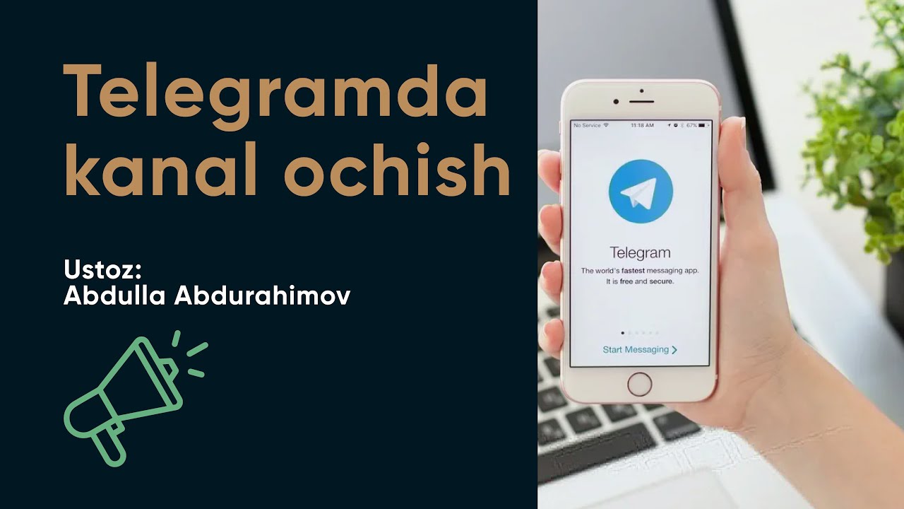 Telegram messenjerida kanal ochish va u bilan ishlash - YouTube