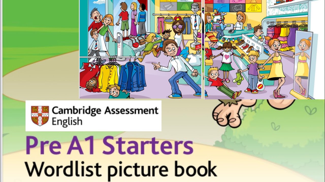 Pre A1 Starters - At The Clothes Shop - Cambridge English - YouTube