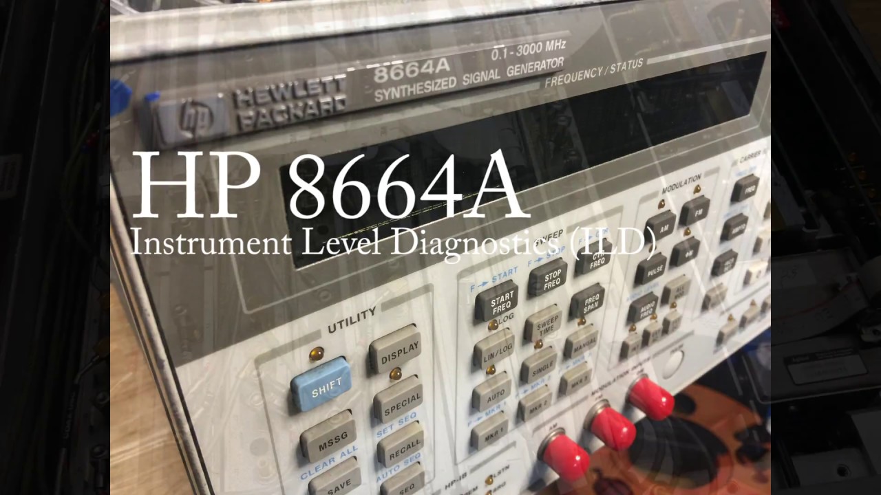 HP8664A ILD - YouTube