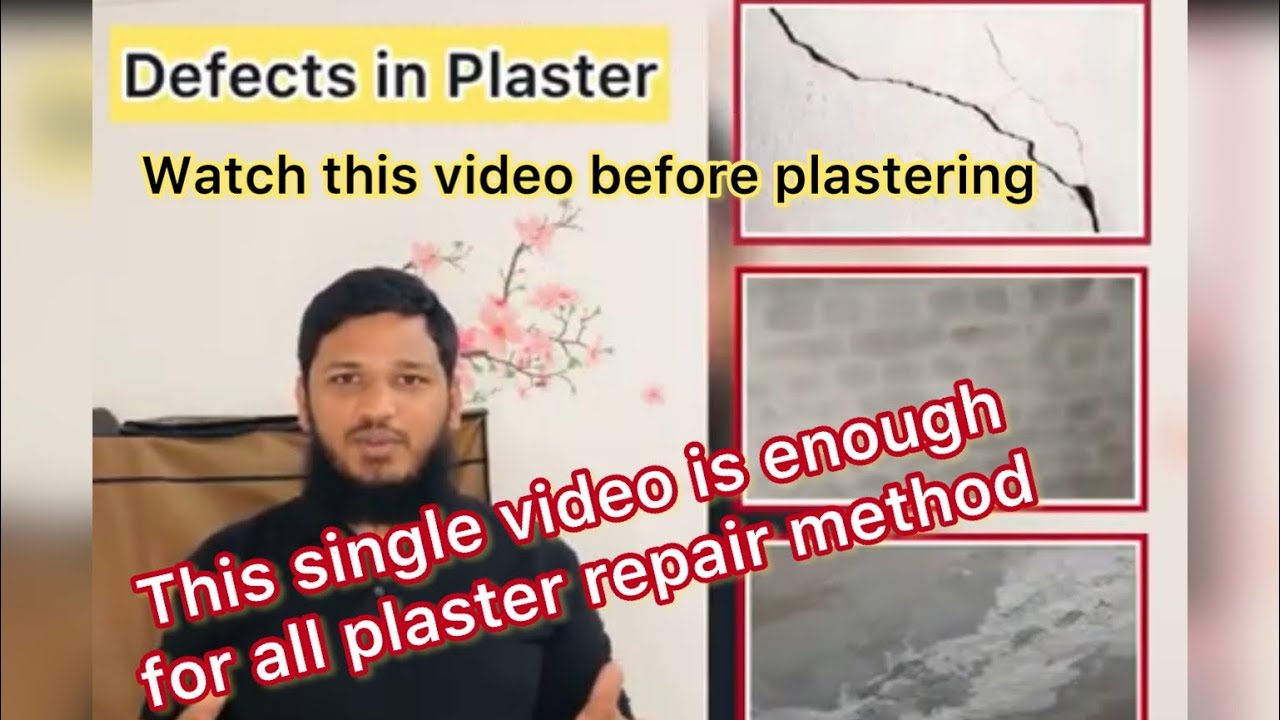Plaster defects and repair || Common Defects in Plastering || - YouTube