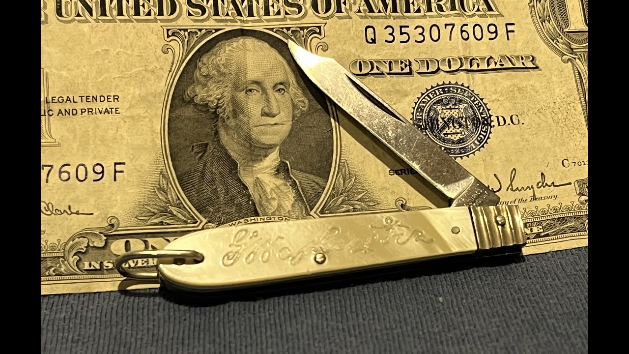 1932 Camillus George Washington Pen Knife - YouTube