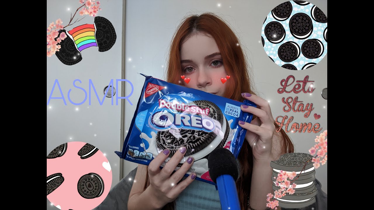 ASMR ~ EATING OREOS - YouTube