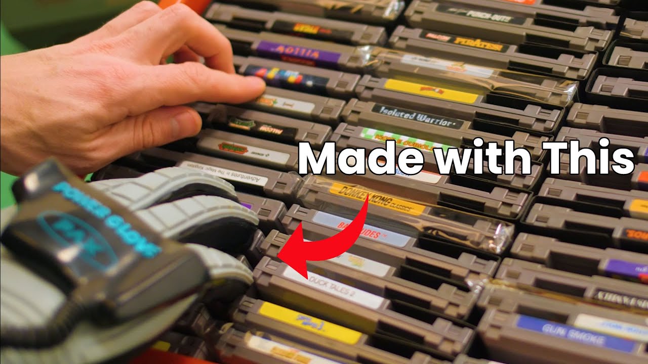 Nintendo Power Glove vs Stop-motion - Making an animation using this ...