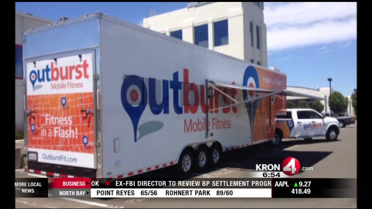 Mobile Fitness Center Brings Workouts to You - YouTube