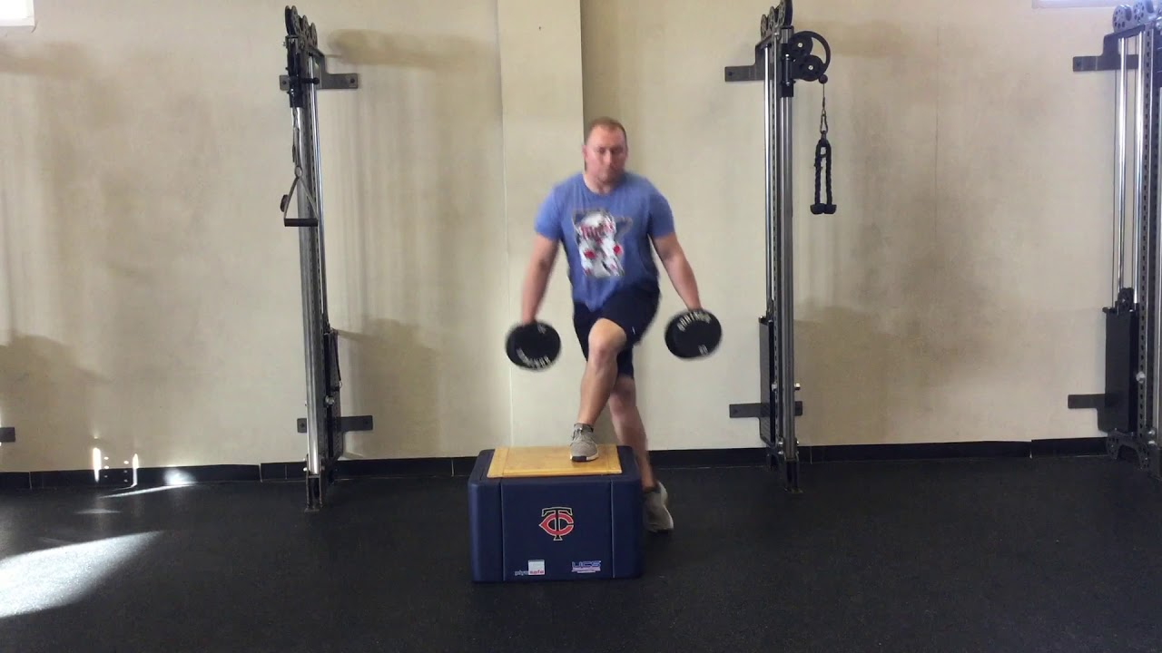DB LATERAL STEP UP - YouTube