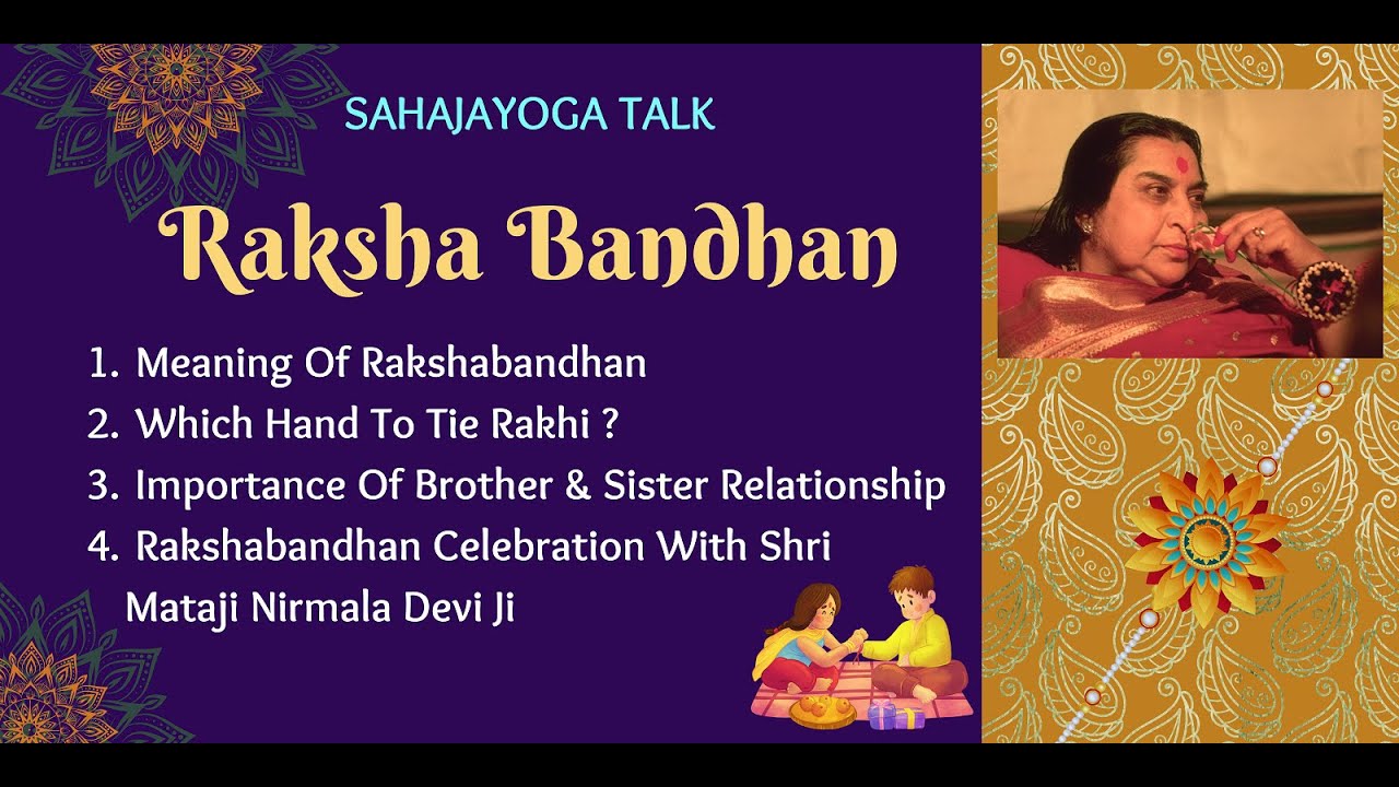 "Raksha Bandhan" Meaning, Importance and Celebration with Shri Mataji ...