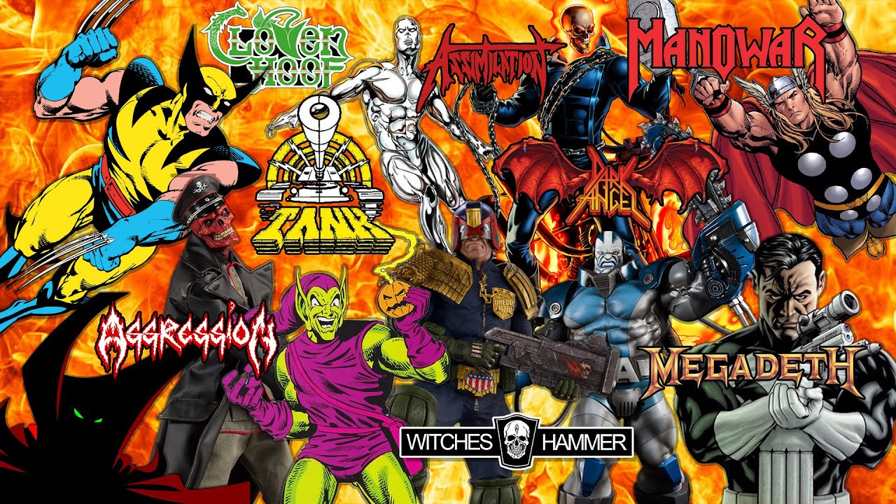 Heavy Metal Songs About Comic Books? - Yes They Exist - Speed Metal ...