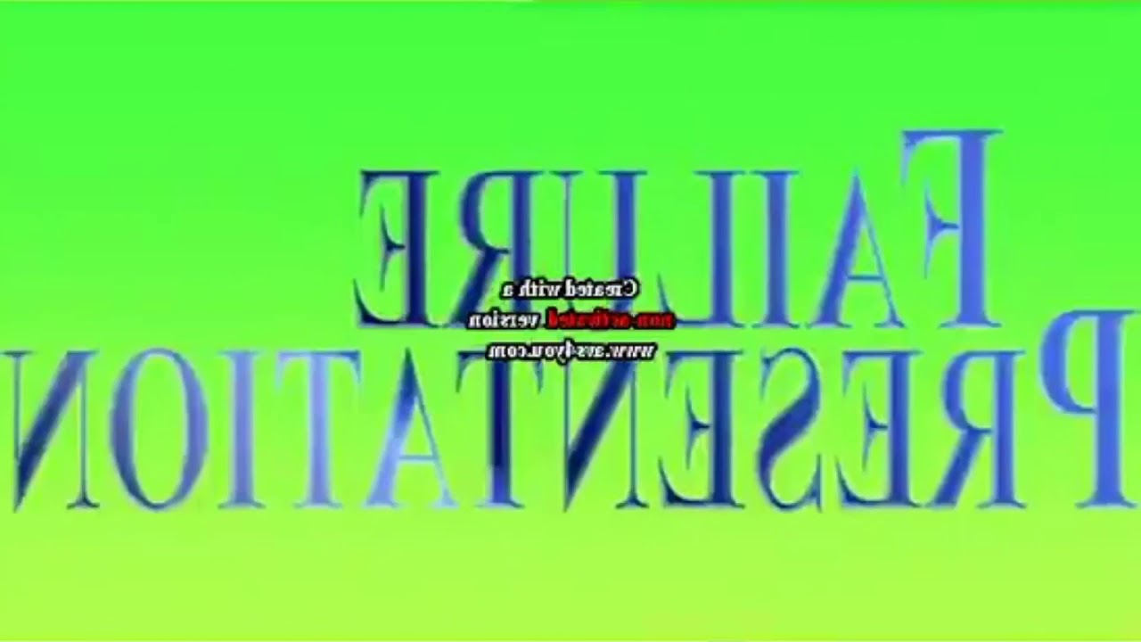 The Paradon Failure Presentation Logo In Terrifying G-Major! Reversed ...