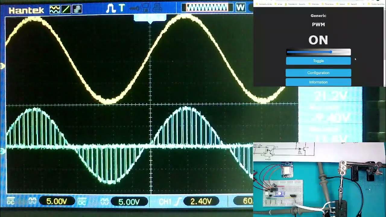 Controle de potênicia AC com PWM e MOSFET - Análise do formato de onda ...