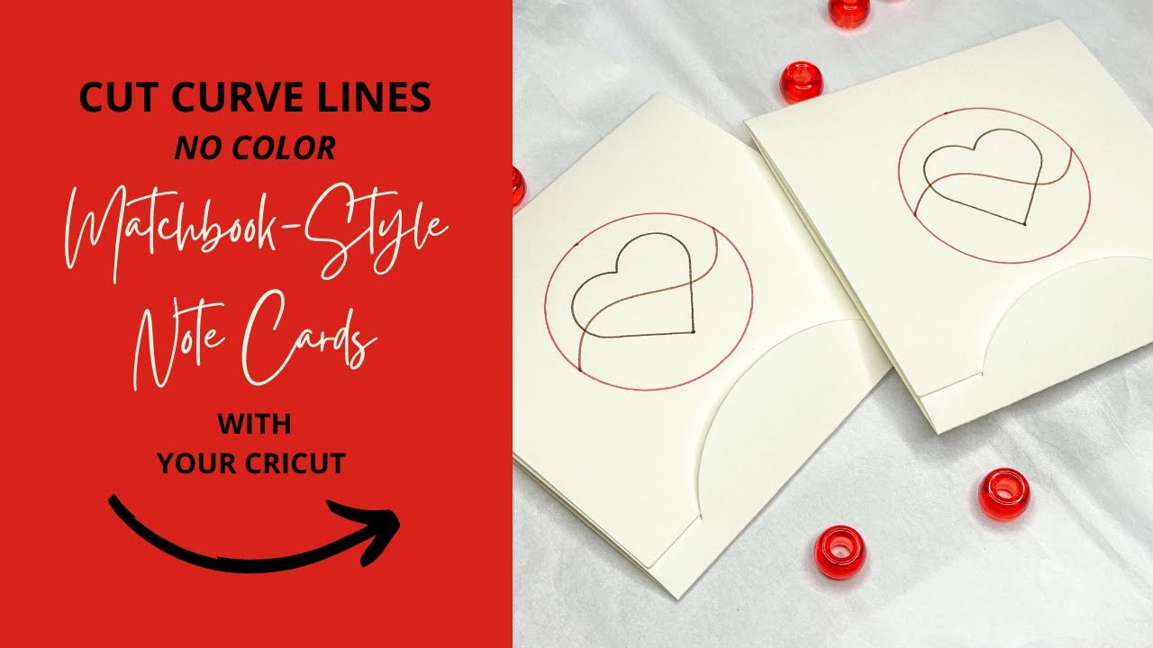"Making Matchbook Style Note Cards with Cricut: Print Then Cut Curve ...