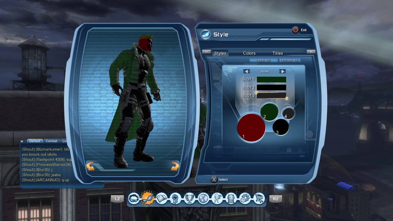 DCUO Grifter Style - YouTube