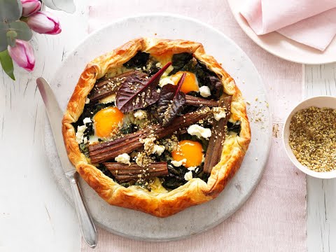 Za’atar Egg and Rainbow Chard Galette