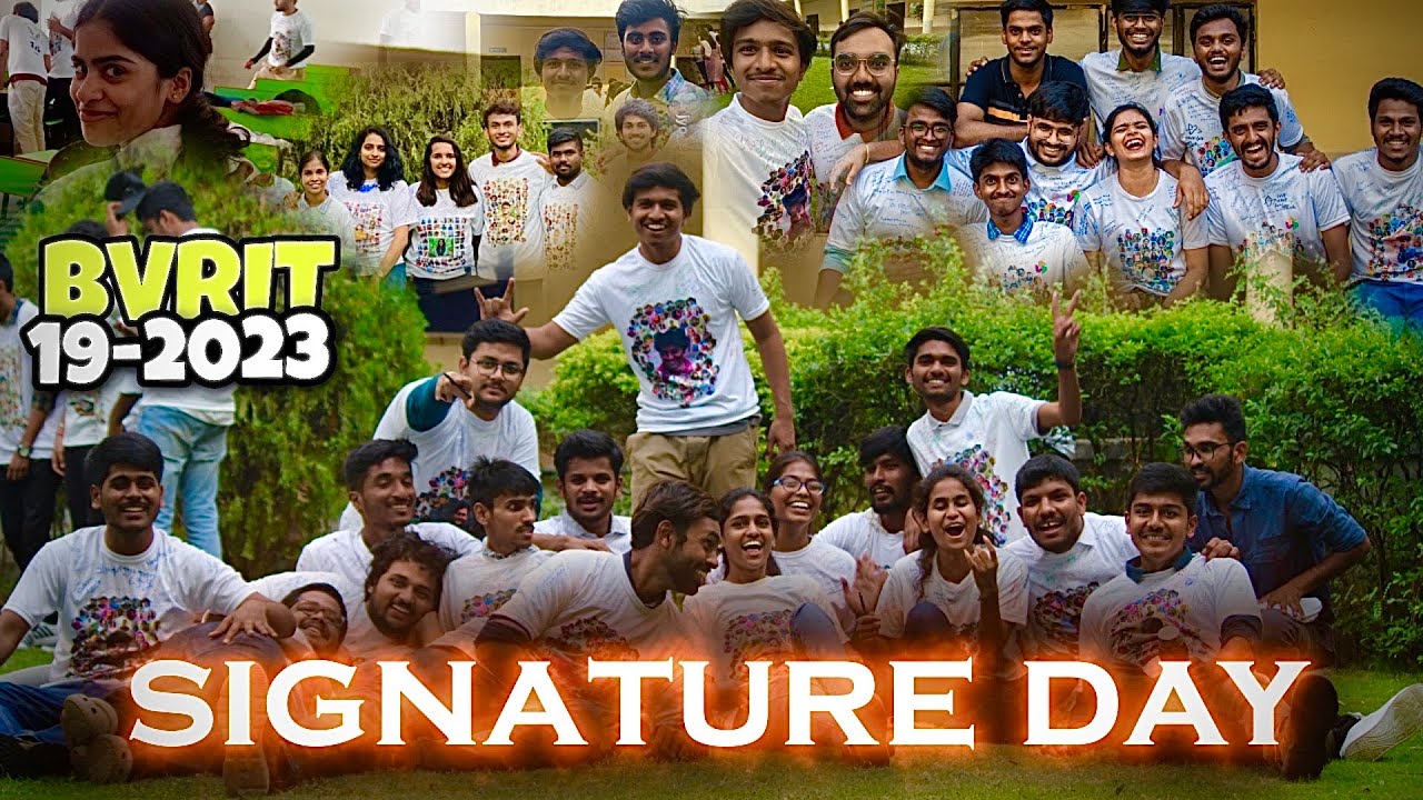 SIGNATURE DAY 19-2023 Batch | All Branches | BVRIT Narsapur | Kiran ...