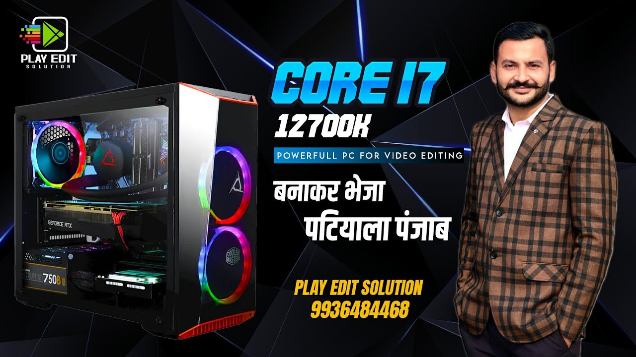 Intel 12th Gen Core i7-12700K Video Editing PC Build 🔥 | 4K Video ...