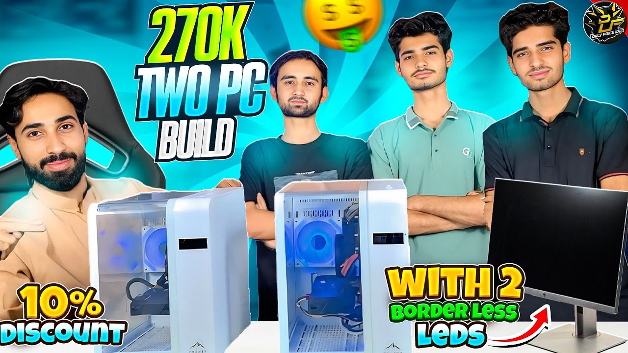 Rs\. 270k Budget Two Gaming PC Builds With Two Boarderless Monitors ...