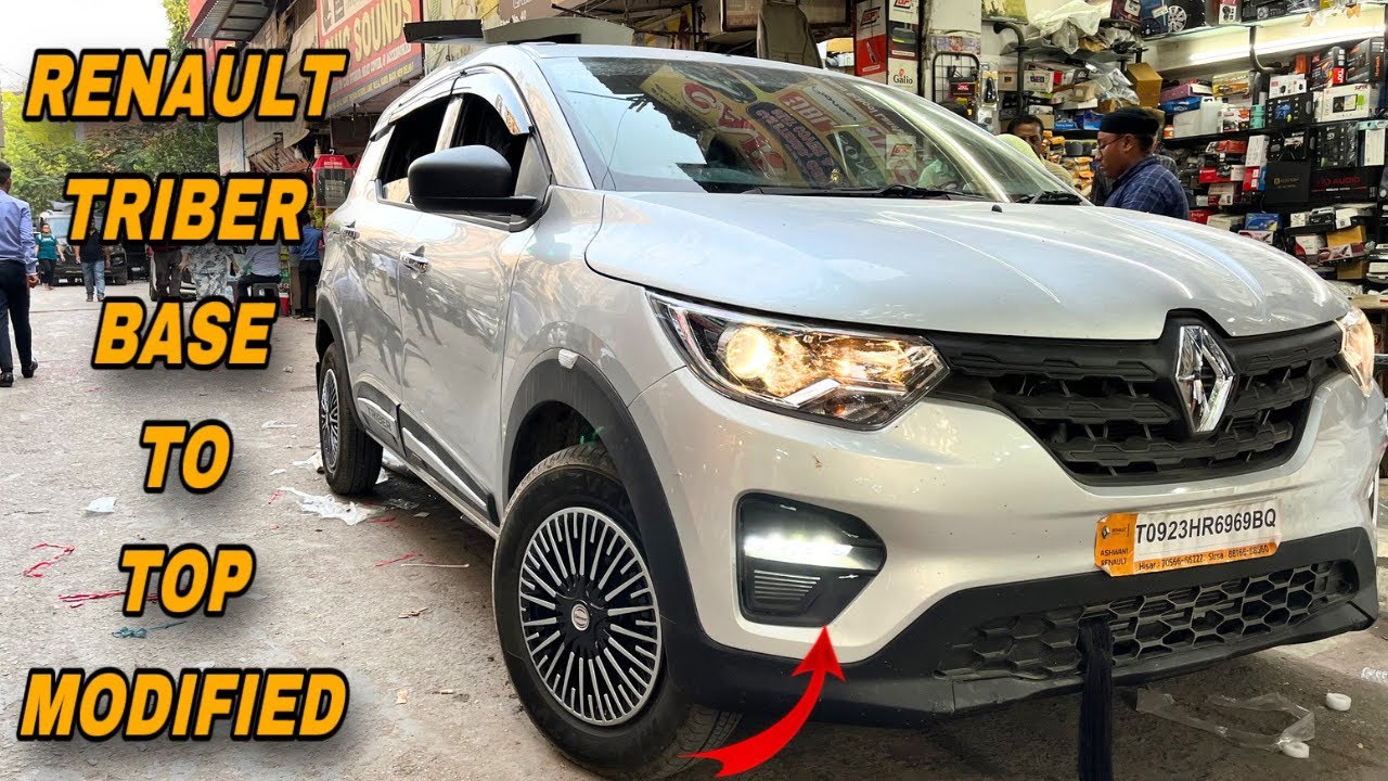RENAULT TRIBER BASE TO TOP MODIFIED 🔥 alg hi look agyi 😍 - YouTube