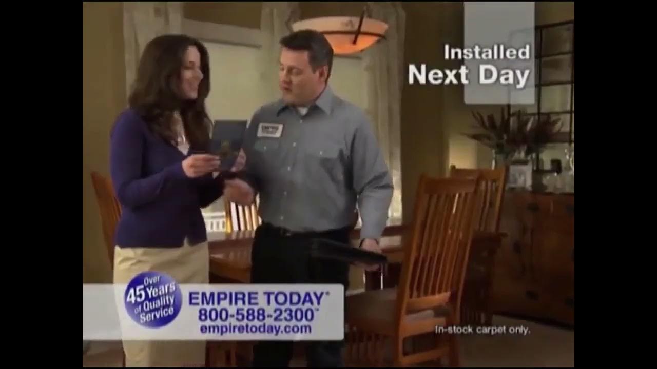 Empire Today Buy 1 Get 2 Free Sale Carpet Commercial 2009 Washington Redskins Version - YouTube