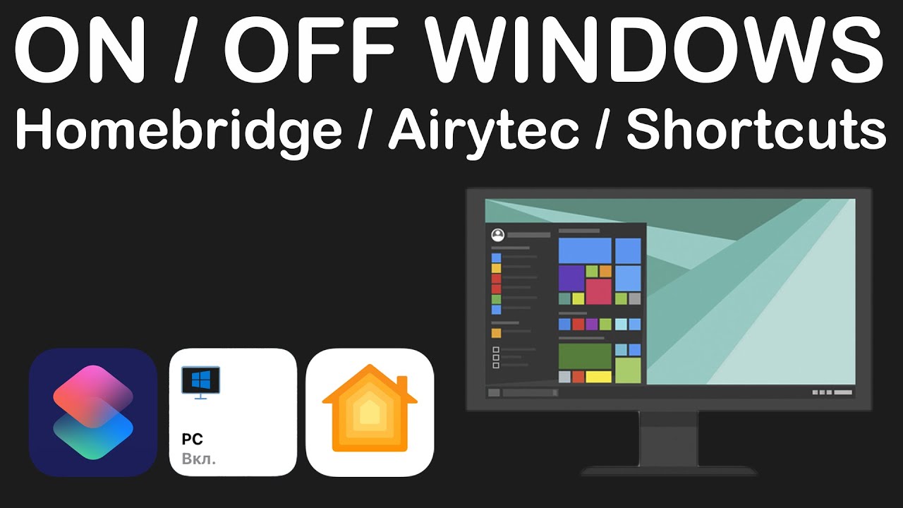 Turn on/off Windows PC in HomeKit - YouTube
