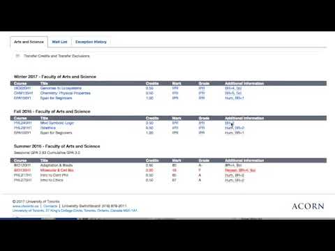 Academic History Tutorial - Degree Explorer - YouTube