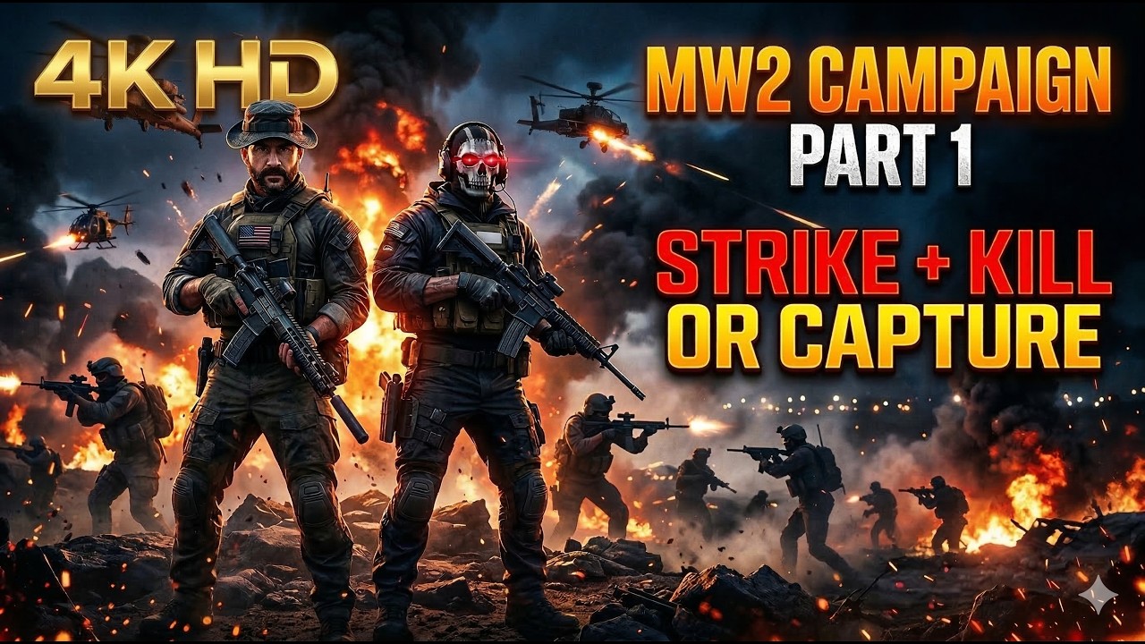 MW2 Campaign Part 1 – Strike & Kill or Capture | Call of Duty Modern ...